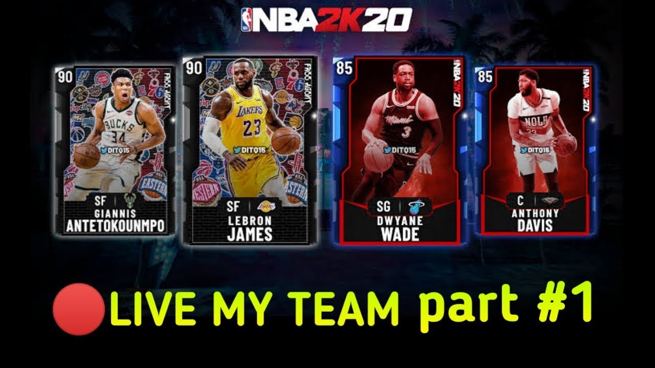 🔴Hunting Flash Pack 8!! - Live My Team NBA 2k20 PS4 part #1 - YouTube