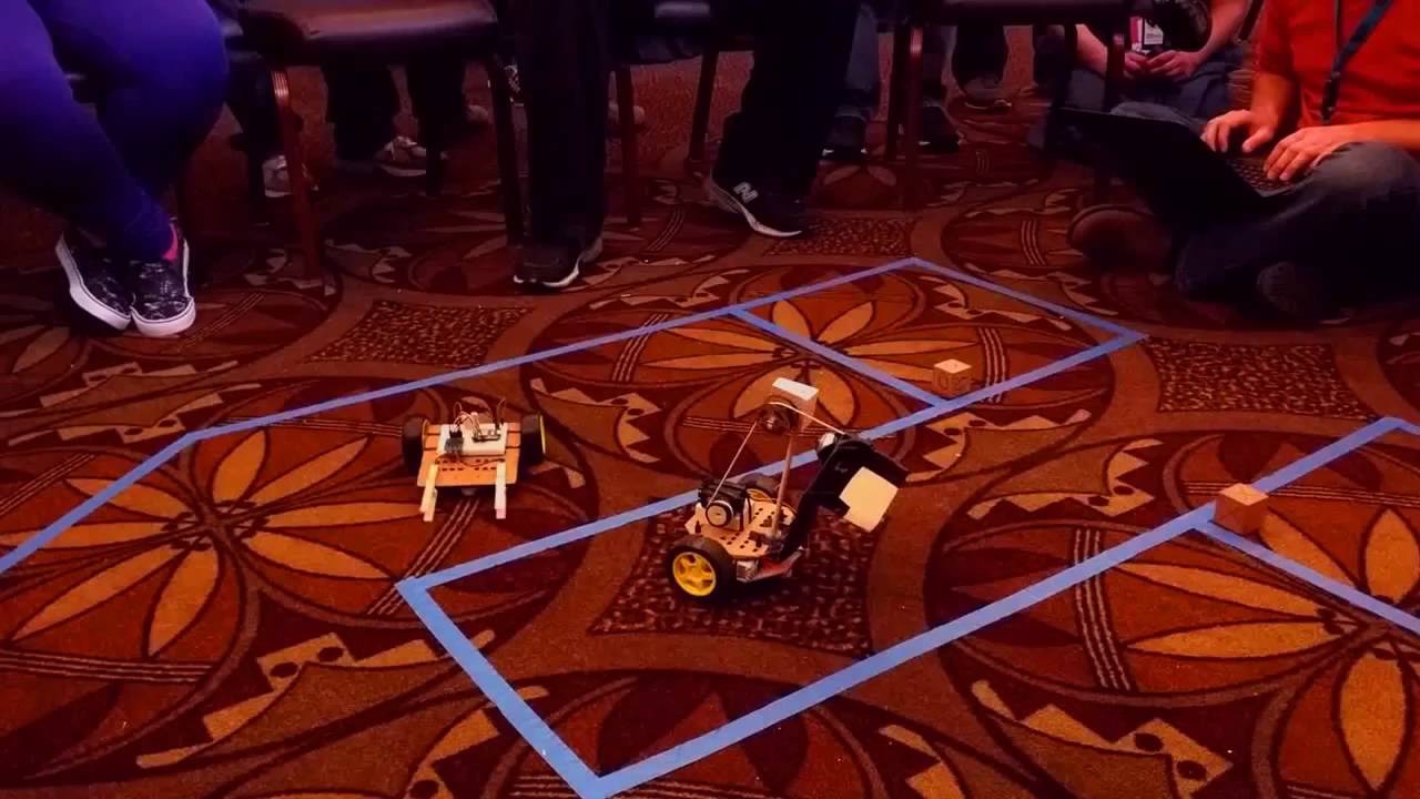 CodeMash 2016 NodeBots day 1 - YouTube