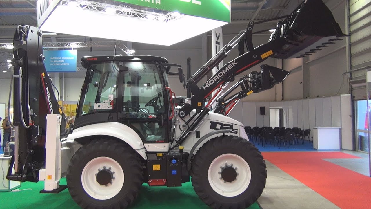 Hidromek 102S Backhoe Loader (2023) Exterior and Interior - YouTube