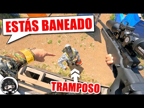 TRAMPOSO BANEADO❗️😡 ▬ Airsoft Gameplay SSG96 MK2