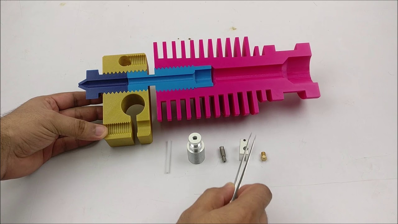 E3D V6 Assembly : Prusa Mk3s Bear Upgrade - YouTube
