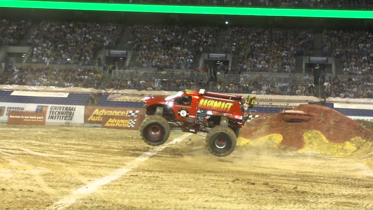 Backdraft Monster Truck Monster Jam Freestyle Baltimore Md 07/09/2011 ...