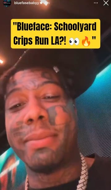 Blueface Claims the Schoolyard Crips Run Los Angeles! 👀🔥 - YouTube