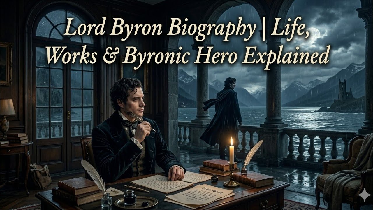 Lord Byron Biography | Life, Works & Byronic Hero Explained - YouTube