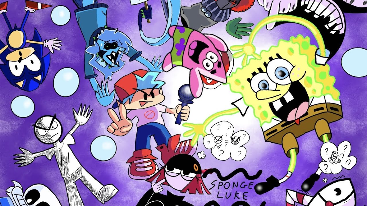 fnf doik doik takeover plus (Spongebob mix) - YouTube