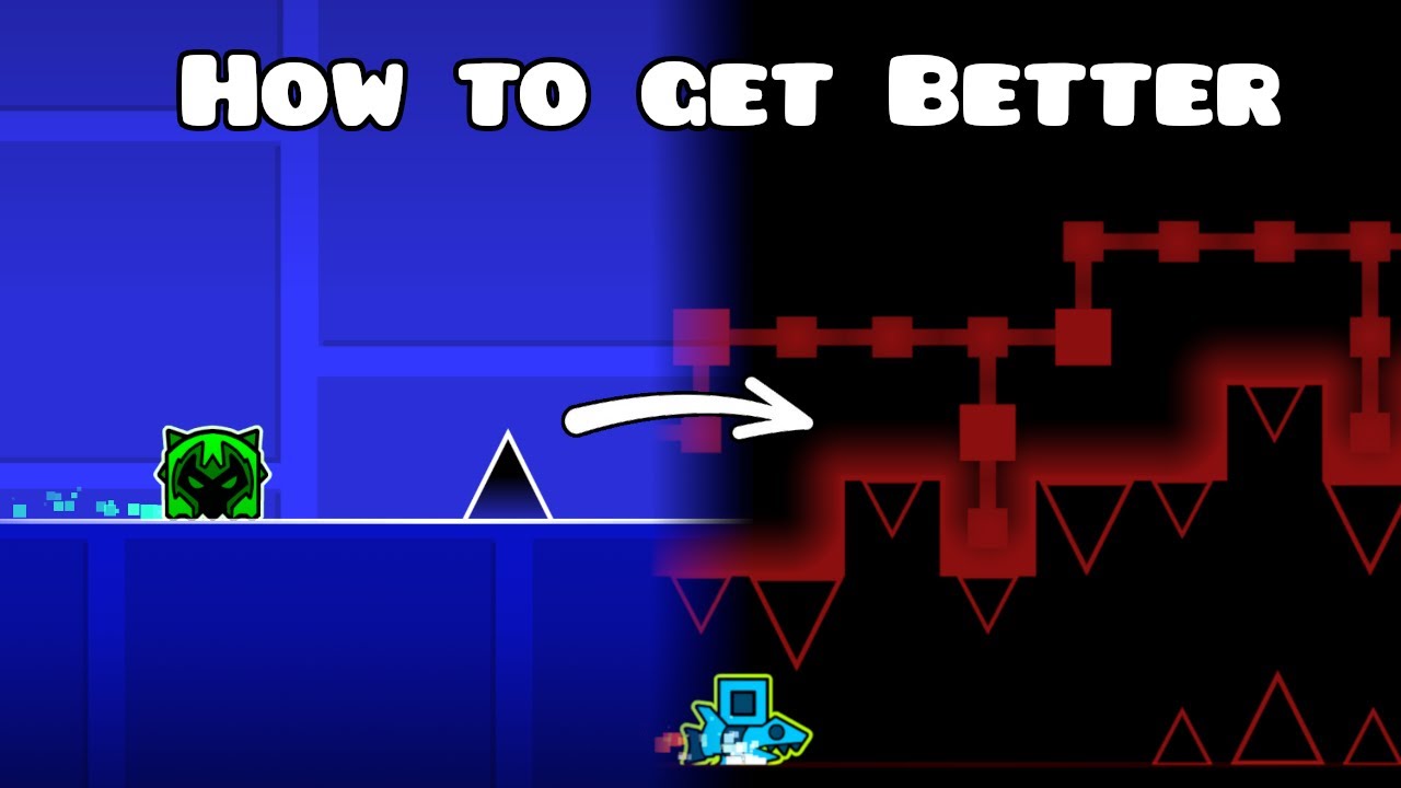 How To Get Better at Geometry Dash | From 0 To Bloodbath | 1000 ...