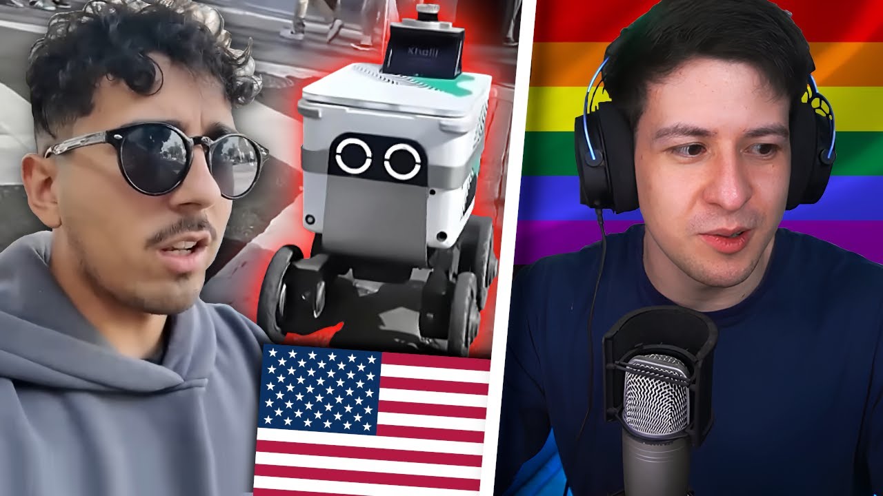 LESA SE PELEA CON ROBOT LGBT - YouTube