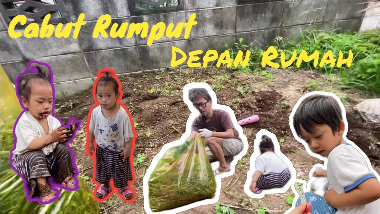 CABUT RUMPUT DEPAN RUMAH PART1 - YouTube