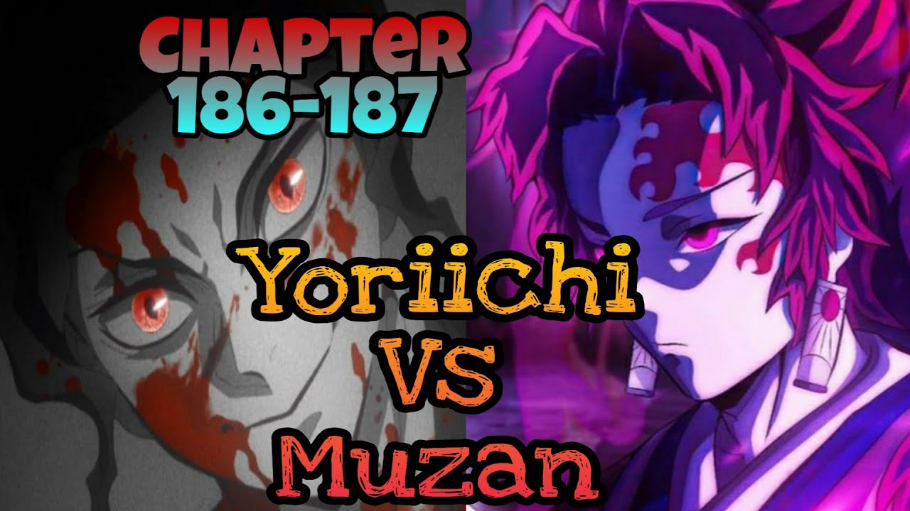 Demon Slayer Chapter 186-187 Sinaglit Lang ni Yoriichi si Muzan #anime ...