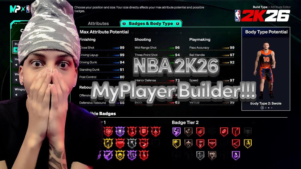 NBA 2K26 MYPLAYER BUILDER "MIKE WANG" DROPPED THE SAUCE.. (7'4 BUILDS, +15 CAP BREAKERS, etc ...