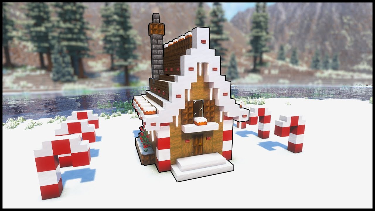 How to Build a Gingerbread House: Minecraft | Tutorial - YouTube