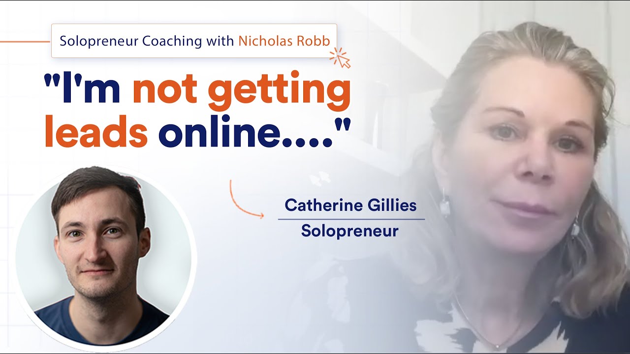 "I'm not getting leads online" | Coaching with Catherine - YouTube