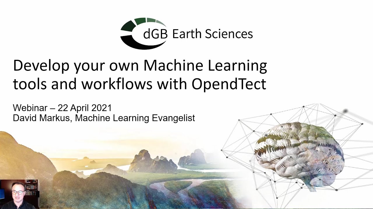 OpendTect Webinar: Develop your own Machine Learning tools and workflows with OpendTect - YouTube