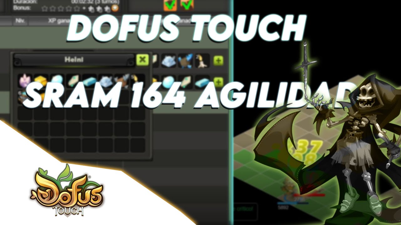 DOFUS TOUCH / SRAM 164 FULL AGILIDAD SET / MINI GUIA DE KAMAS / VIRTUAL ...