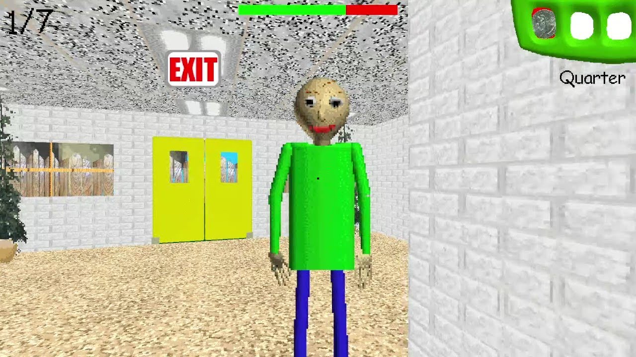 Baldi's Basics but something's wrong... (Baldi V1.4.3 Mod) - YouTube