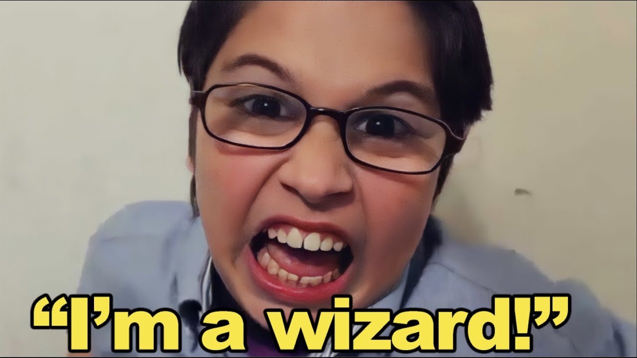 cringey kid thinks HE'S A WIZARD... - YouTube