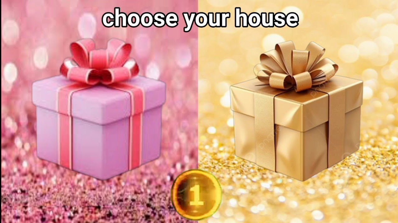 Choose your gift 🎁🤩👍|| choose your gift 2 || pink vs golden # ...