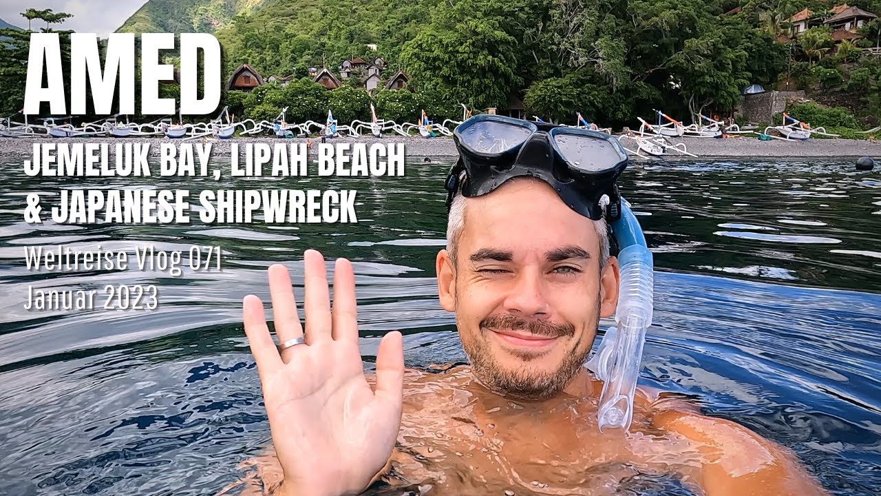 Amed - Jemeluk Bay, Lipah Beach & Japanese Shipwreck | Bali, Indonesien ...