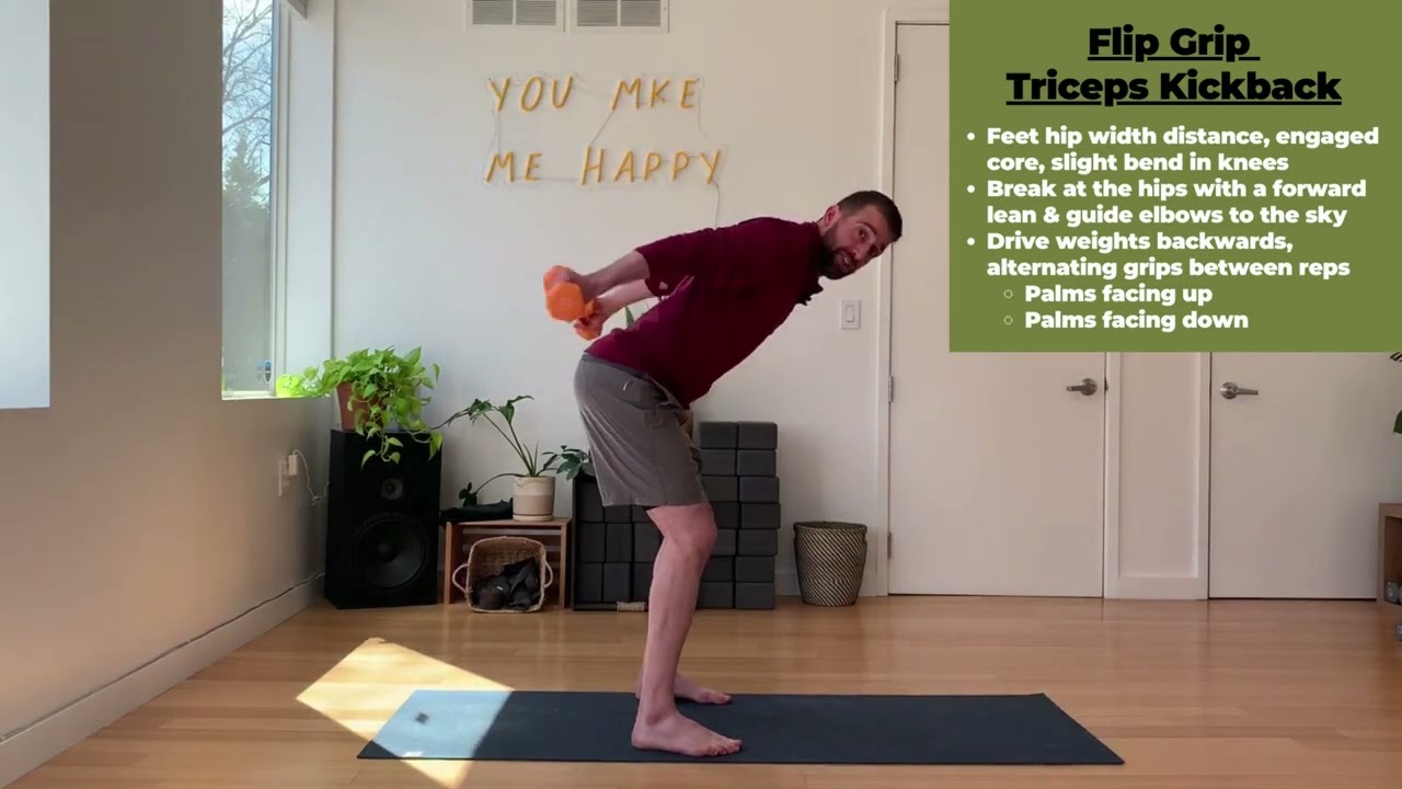 Collective Flow - Flip Grip Triceps Kickback - Tutorial - YouTube