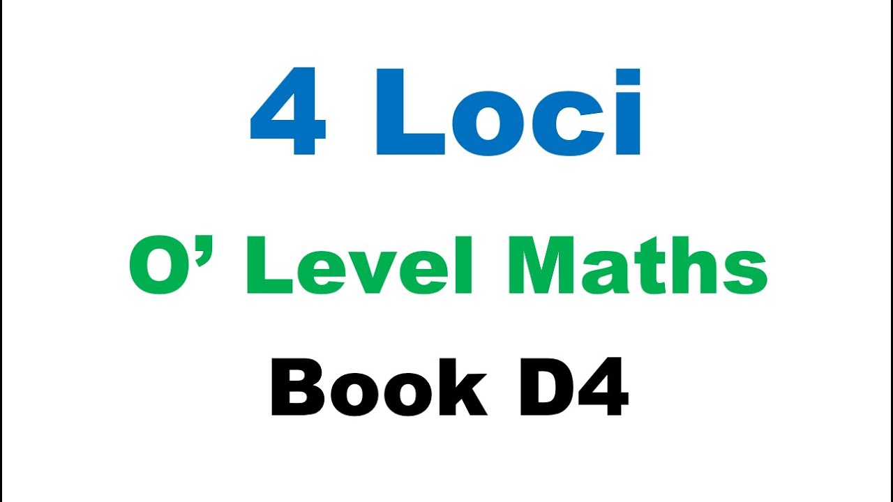 Draw 4 Basic LOCI Practice - YouTube