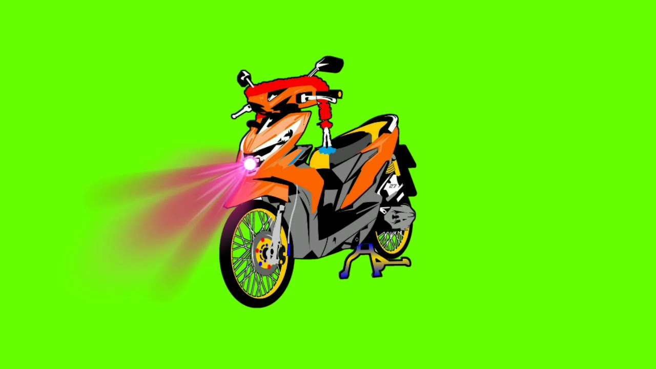 Mentahan Green Screen Motor Matic | Cek Deskripsi - YouTube