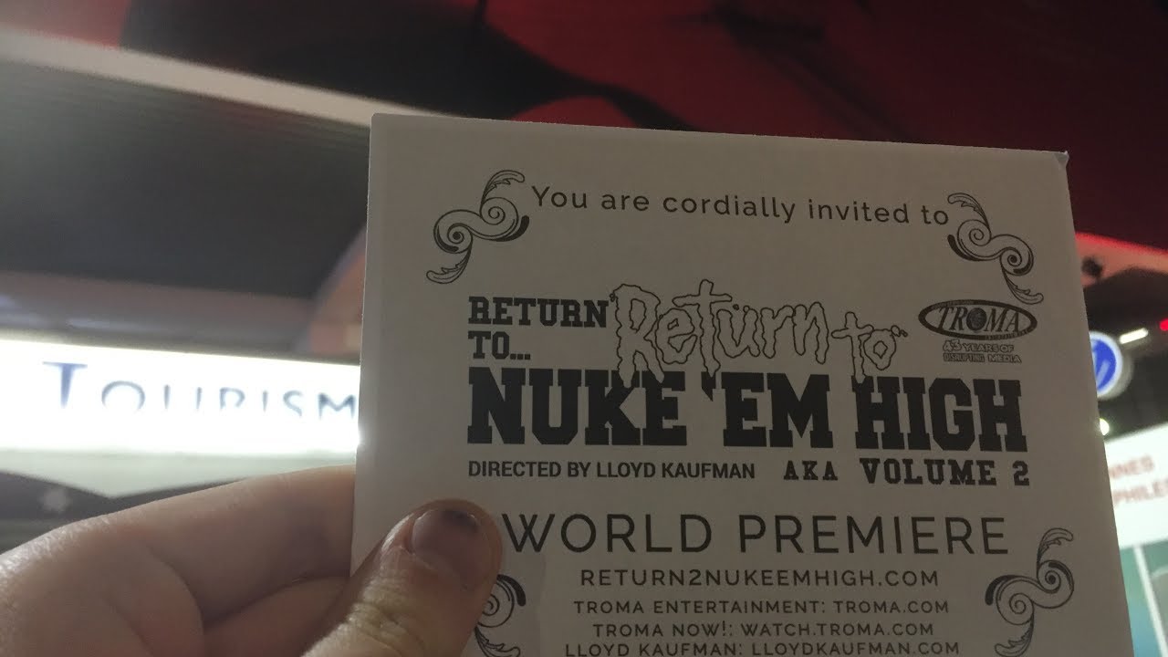 'Return to Nuke ‘Em High vol 2’ world premiere & Troma party in. Cannes ...