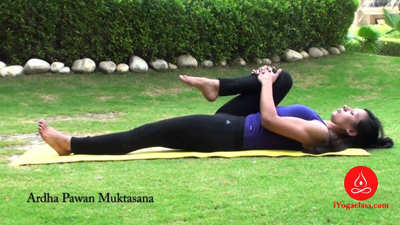 Ardha Pawanmuktasana - YouTube