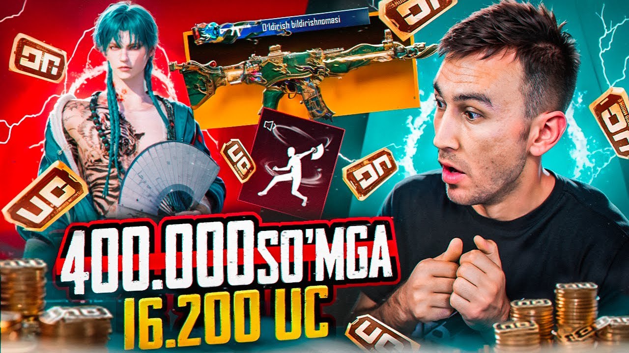 400.000SUMGA 16.200UC 🥶 ULTIMATE OPEN CASE - YouTube