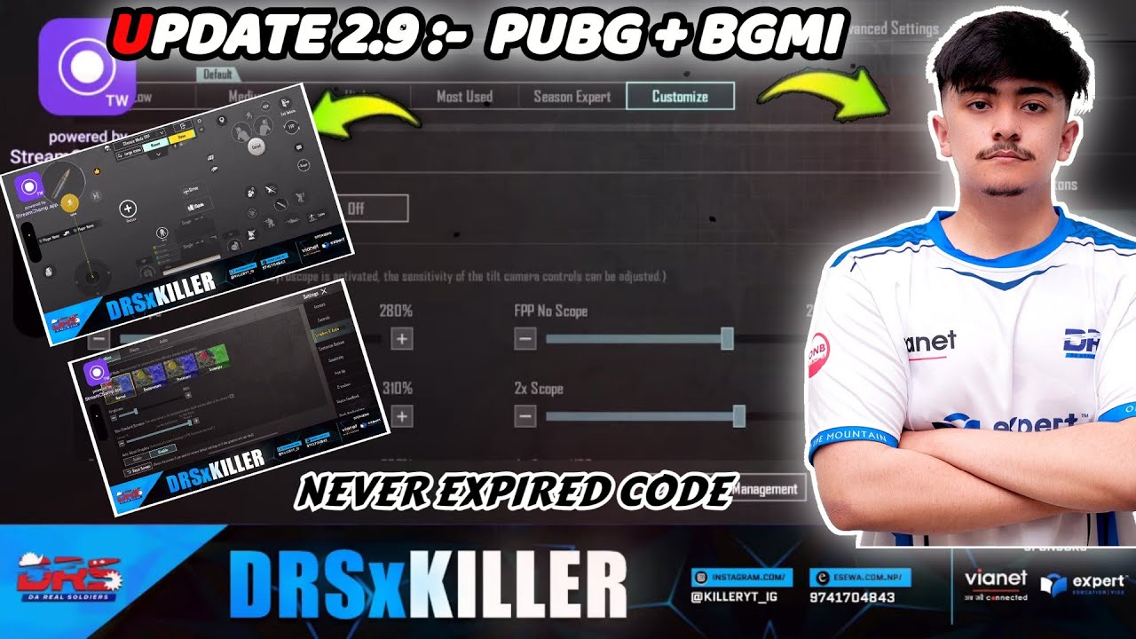 DRS KILLER YT SENSITIVITY | KILLER YT SENSITIVITY CODE | KILLER YT ...