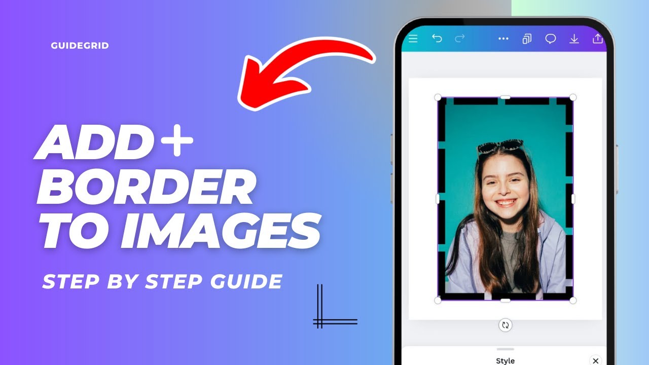 How To Add Borders To Images In Canva Mobile App (Quick & Easy) - YouTube