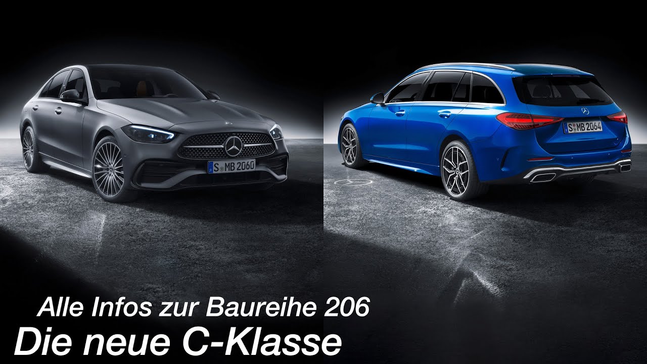 Neue Mercedes-Benz C-Klasse (BR 206): Bezahlbare Luxus-Technik? [4K ...