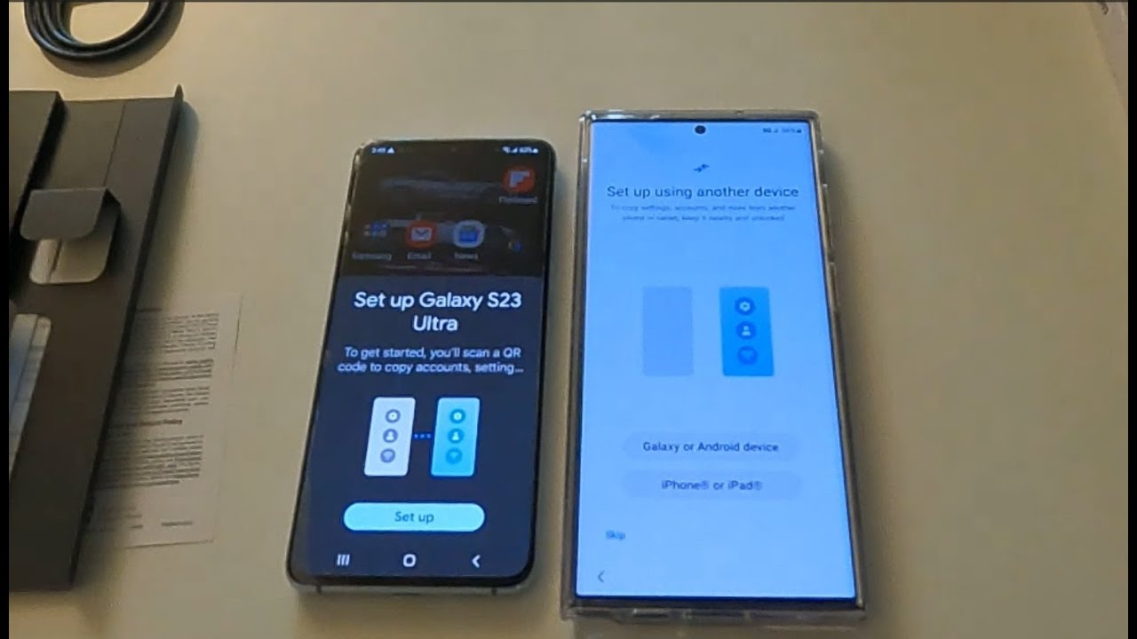 Galaxy S23 Ultra Setup & Features - YouTube