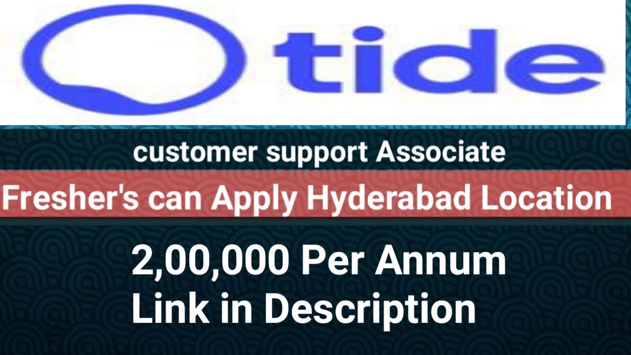 Fresher’s Hiring for Hyderabad #tide #careerbuilderjobs #hyderabadjobs ...