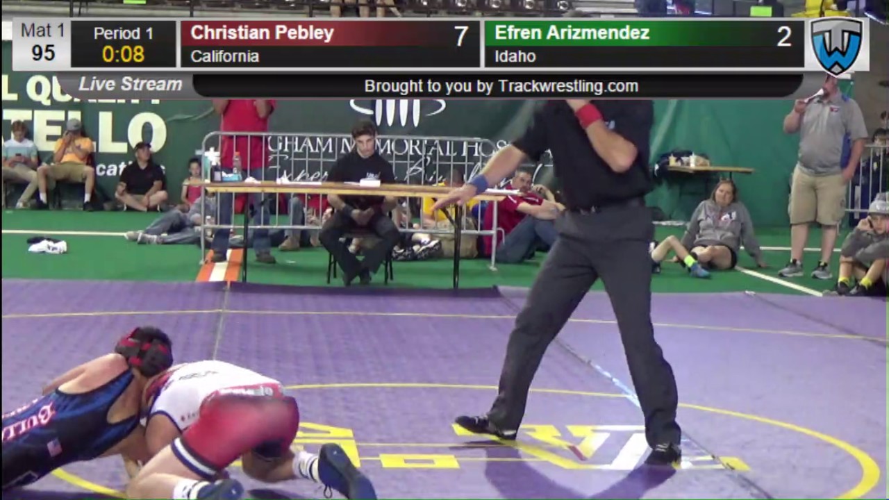 810 Novice 95 Christian Pebley California vs Efren Arizmendez Idaho ...