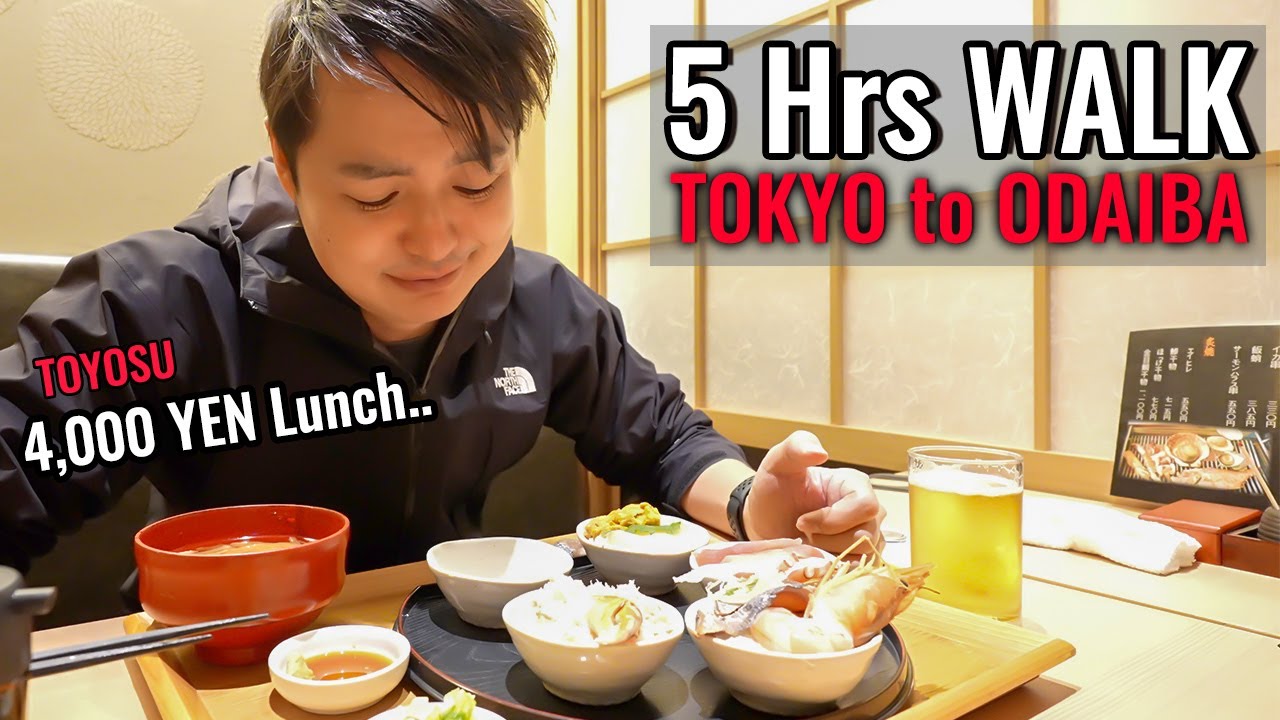 Worth It? Toyosu Fancy Lunch, 10km Walk from Tokyo Station to Odaiba ...
