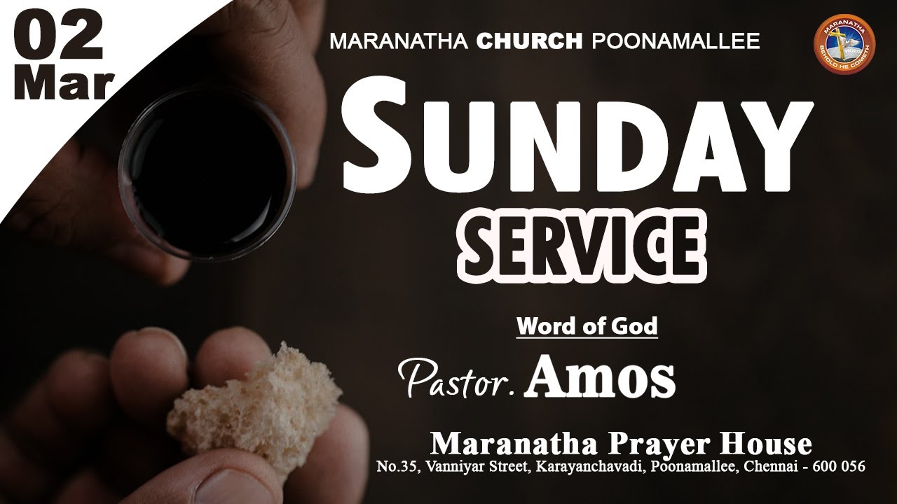 🔴 🅻🅸🆅🅴 | Sunday Service | Ps.Amos | 02-03-2025 - YouTube