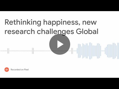 Rethinking Happiness: New Research Challenges Global Perceptions - YouTube