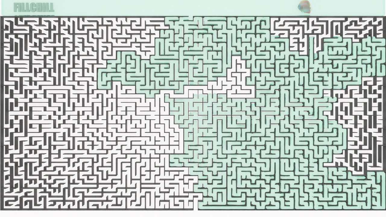 Lofi maze with cozy jazz water solve a maze ︳soothing lofi jazz ...