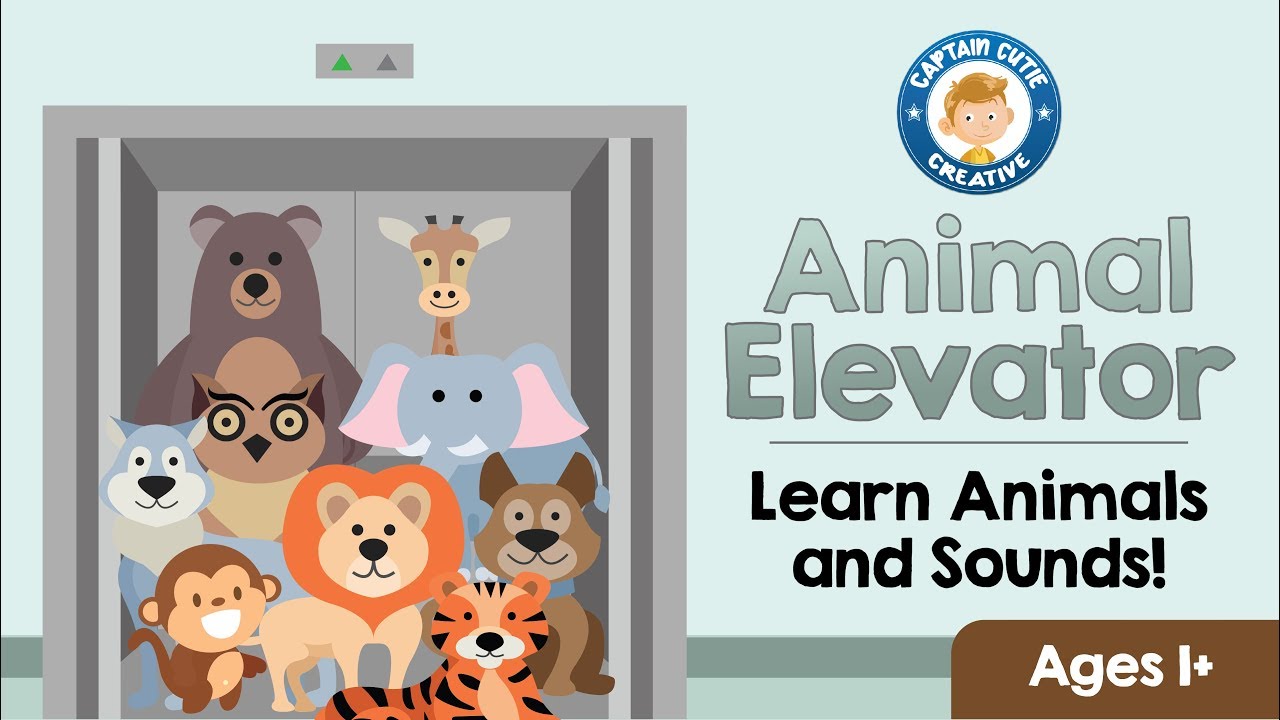 Animal Elevator - Learn animals sounds for kids - Children and toddler ...