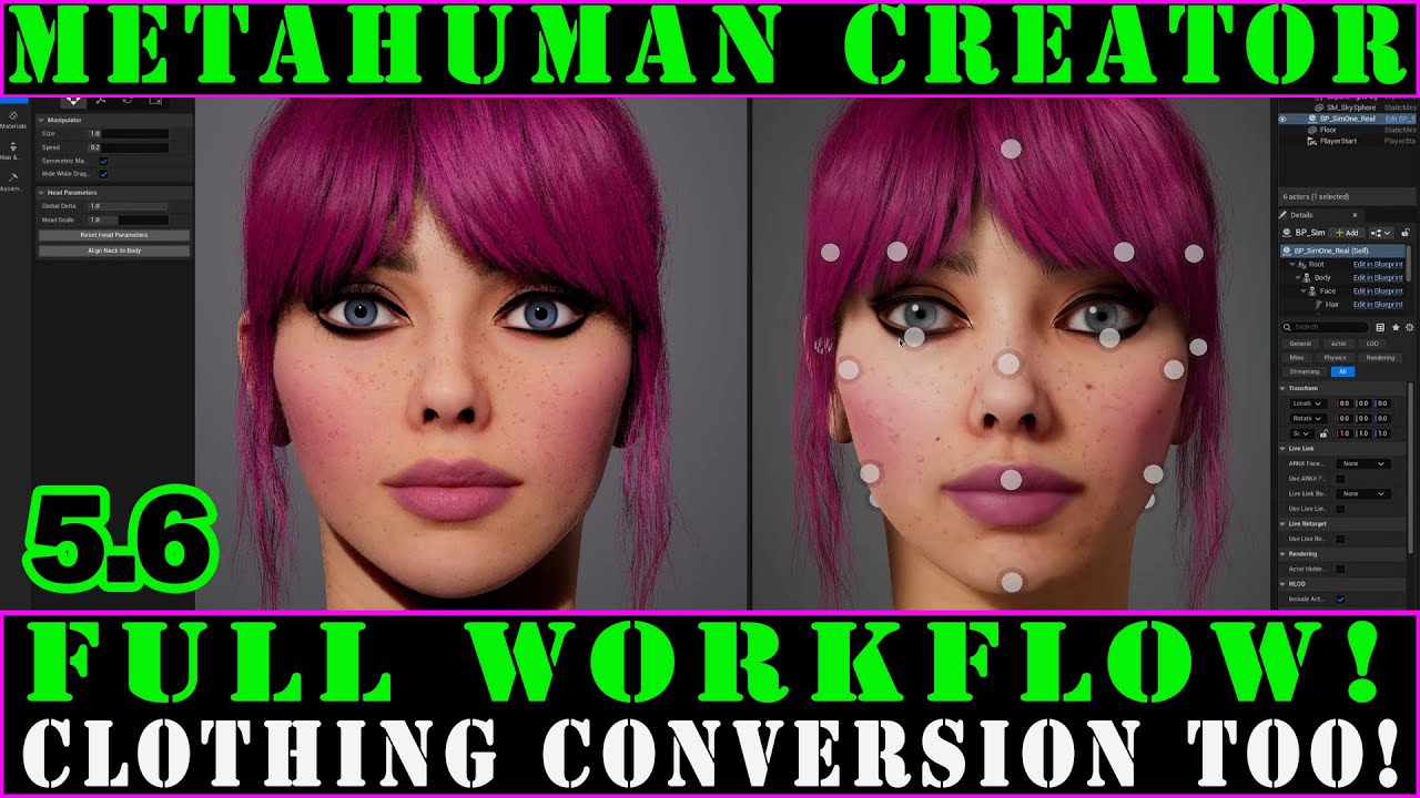 Upgrading Legacy MetaHumans & Clothing for Unreal 5.6 - YouTube