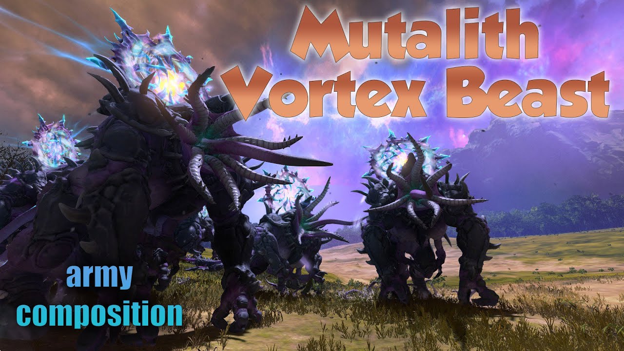 Tzeentch army composition / doomstack - Mutalith Vortex Beasts stack. - YouTube