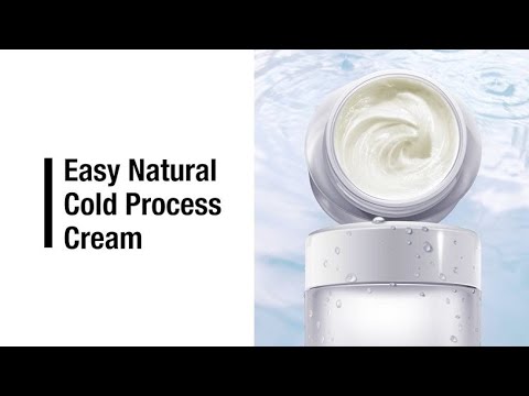 Easy natural cold process cream - YouTube