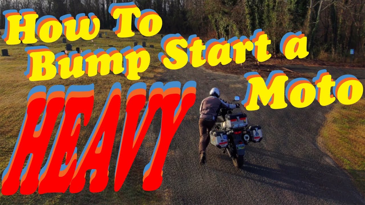 How to BUMP START a Suzuki Vstrom - YouTube