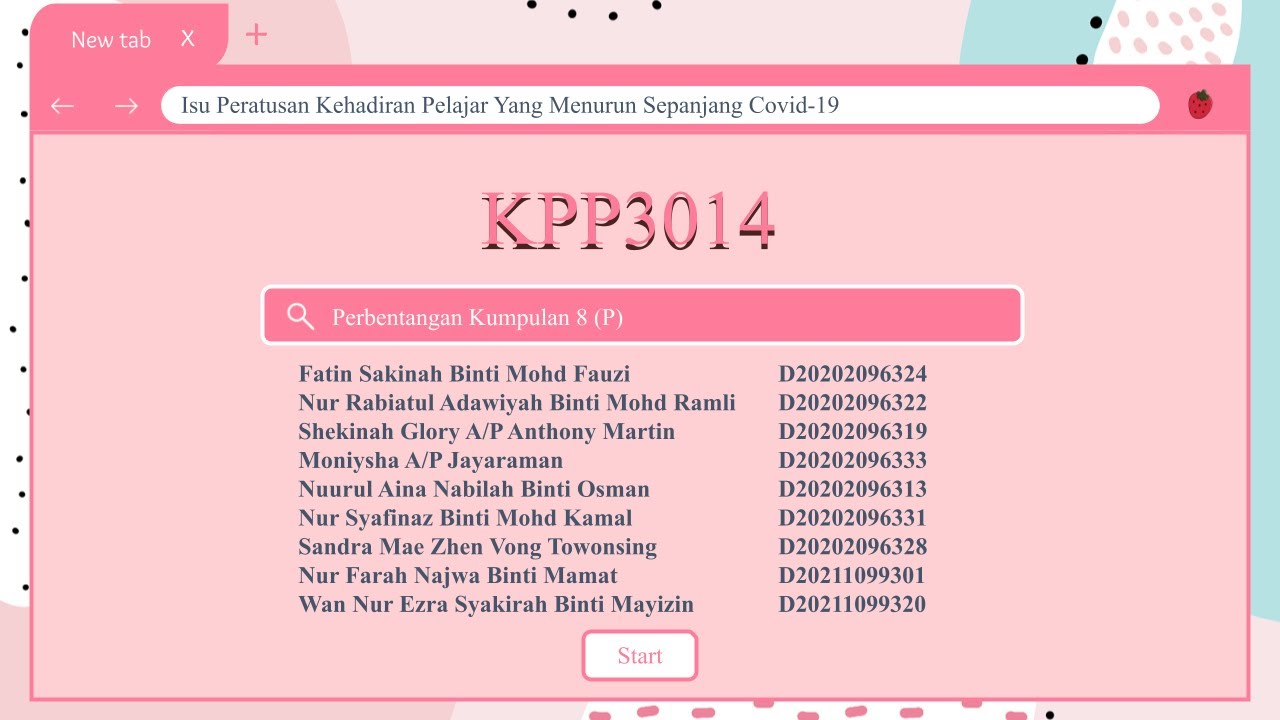 PEMBENTANGAN KUMPULAN 8 [KPP3014 (P)] - YouTube