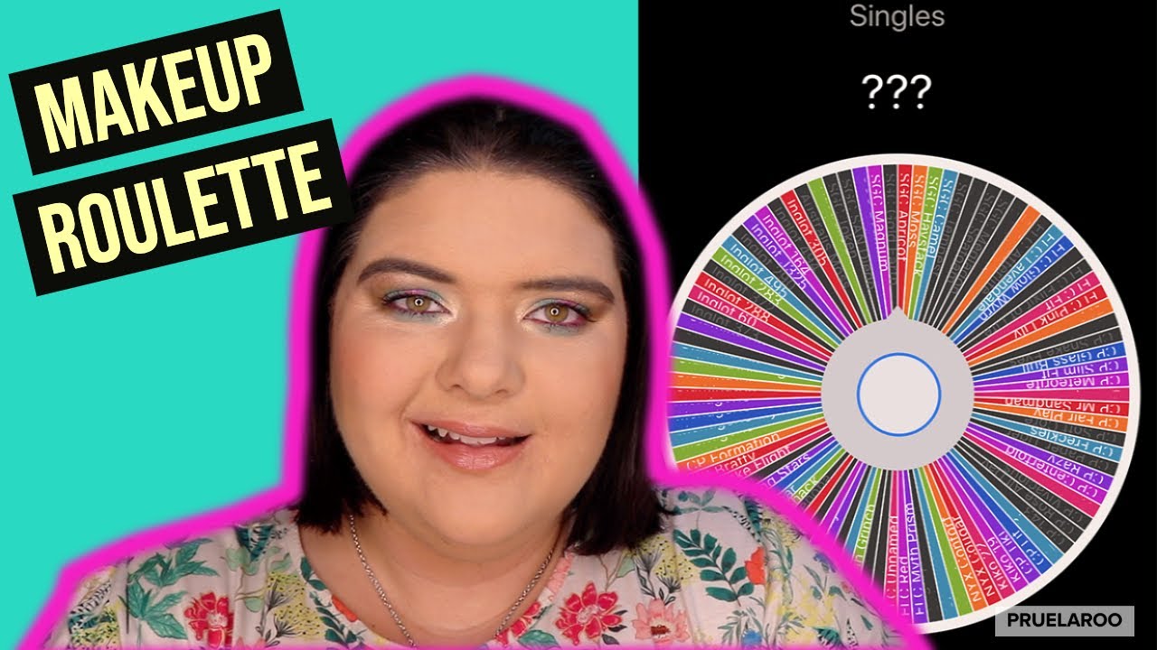 Eyeshadow Singles Roulette | Makeup Wheel Chooses My Makeup | pruelaroo ...