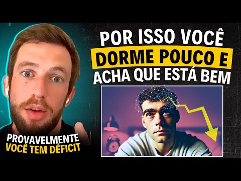 Como DORMIR mal AFETA nosso CÉREBRO | Eslen Delanogare