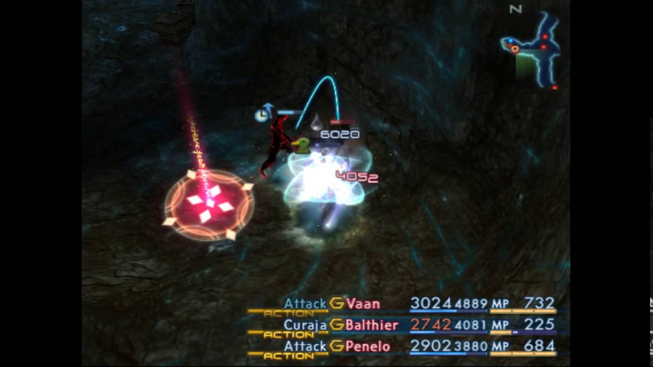 Final Fantasy XII rare monster Disma and Mirage vest at Lhusu Mine ...
