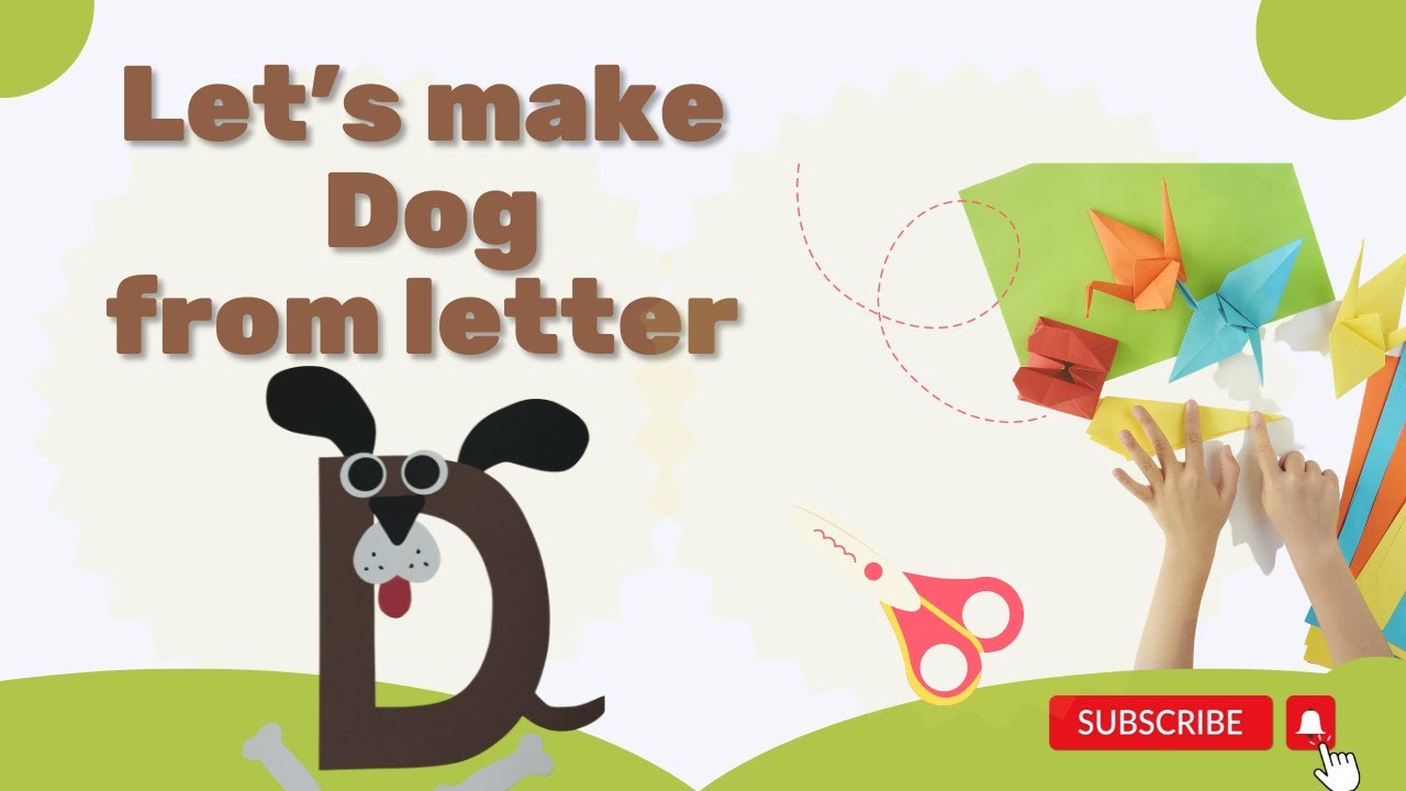 DIY Letter D Paper Craft | paper craft for kids | alphabet paper craft ...