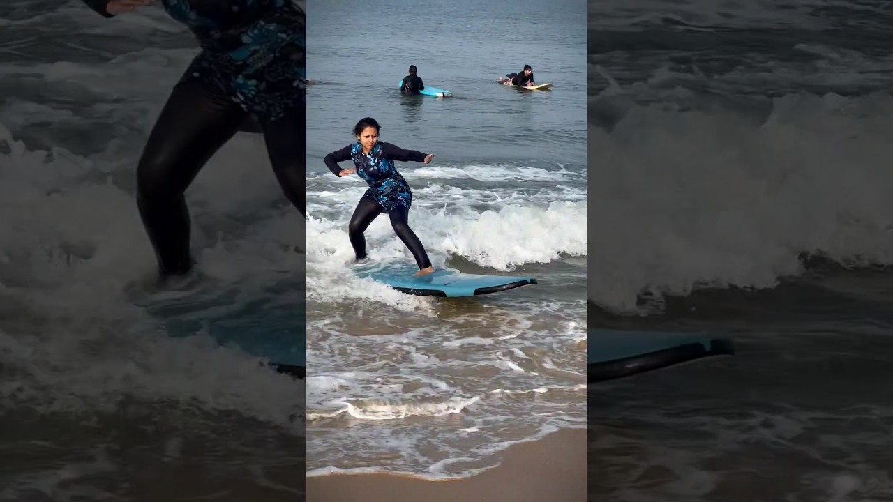 New skill unlocked🔐 #surfing in Mulki, karnataka. Best Surf school in india🌊 ️ - YouTube