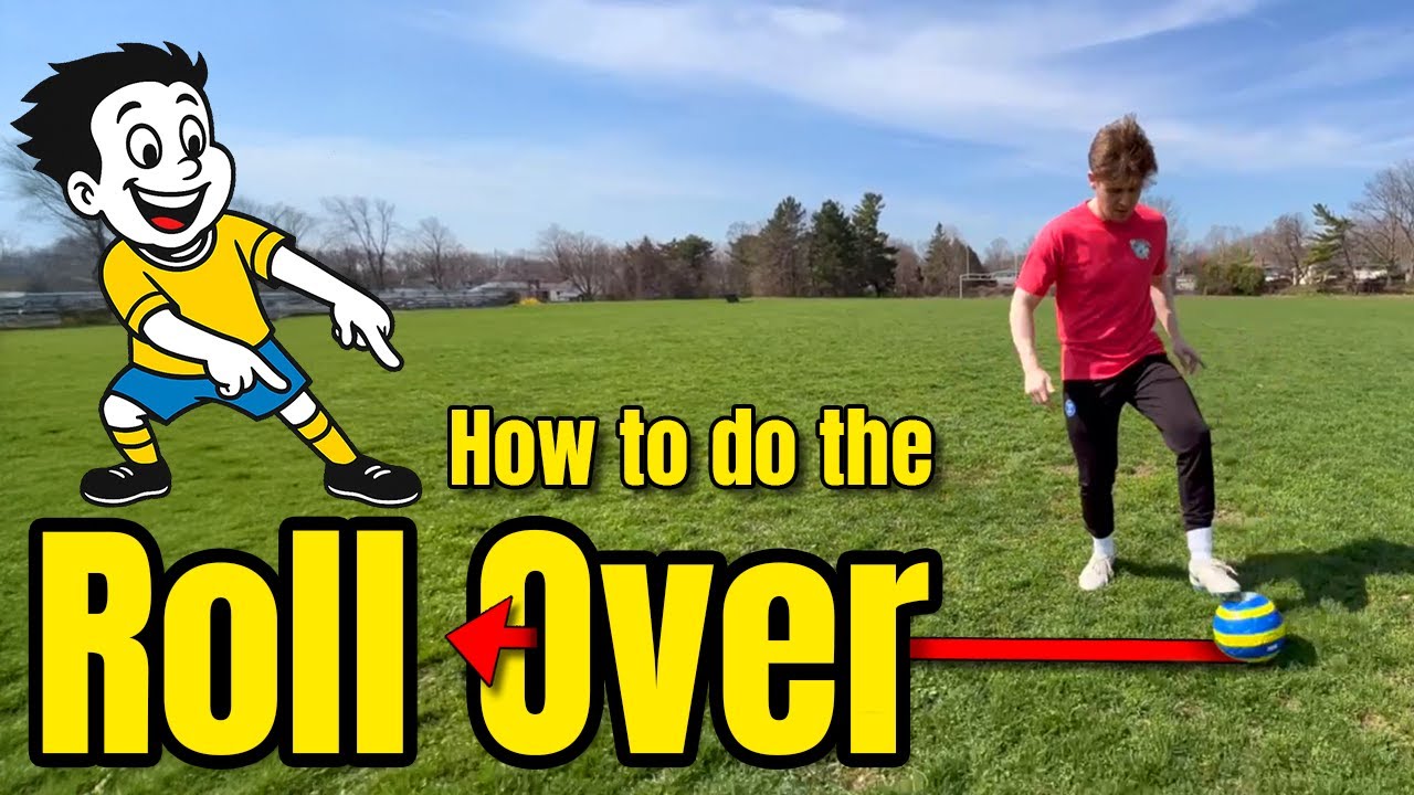 How to Do the Roll Over | Soccer Dribbling Trick for Kids - YouTube